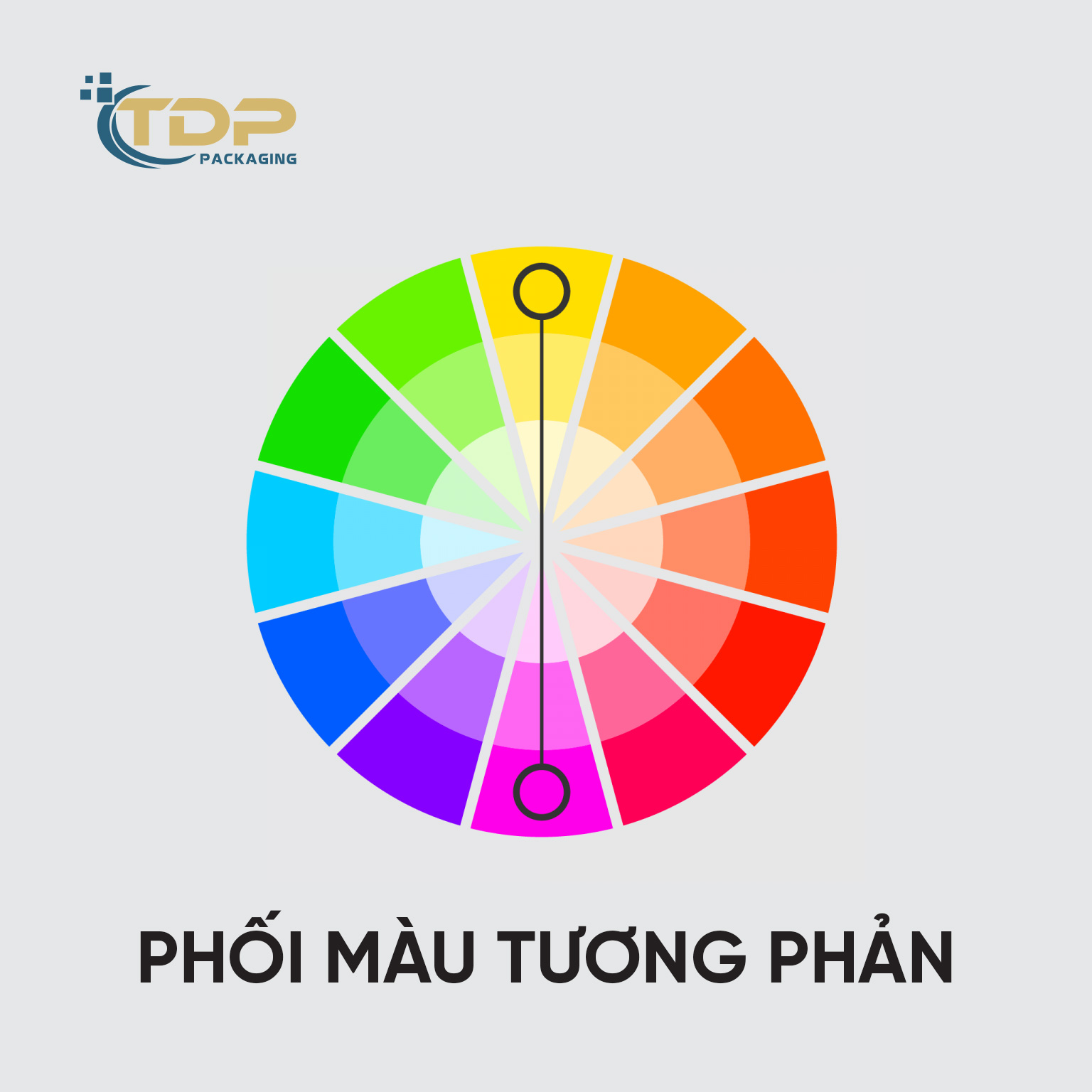 6 nguyên tắc phối màu cơ bản trong thiết kế – Bao Bì Tâm Đức Phát